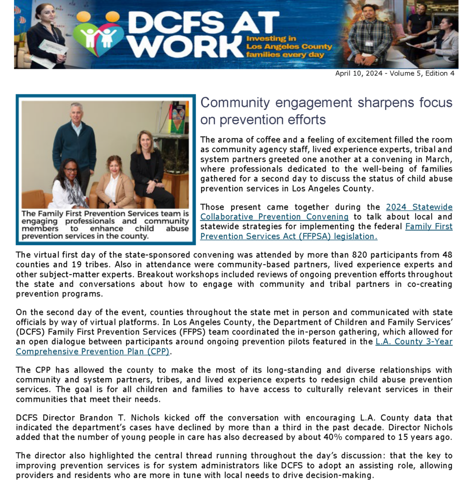 DCFS Newsletter | Los Angeles County Department of Children and Family ...